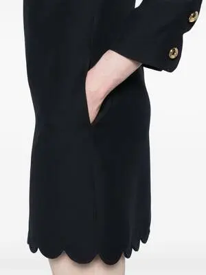 Valentino Garavani Virgin Wool-blend Shift Minidress