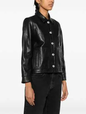 Zadig&Voltaire Litchi Leather Jacket
