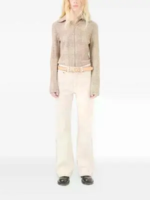 Our Legacy Moto-cut Flared Jeans - Neutrals