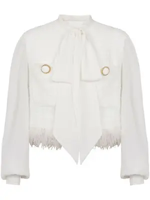 Balmain Panelled Tweed Jacket