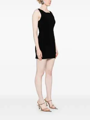 Norma Kamali Pickleball Sleeveless Mini Dress - Black