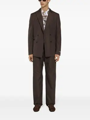 Dolce & Gabbana Straight-leg Trousers - Brown