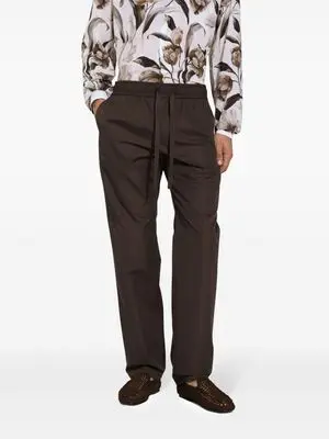 Dolce & Gabbana Straight-leg Trousers - Brown