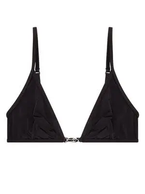 DIESEL Oval-d Triangle-cup Bra - Black