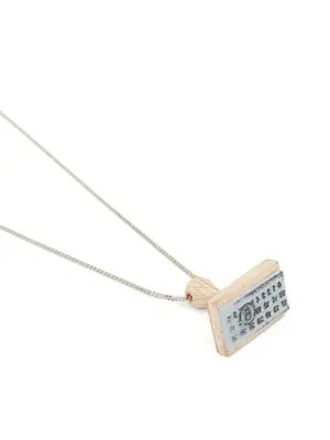 MAISON MARGIELA Stamp Pendant Necklace
