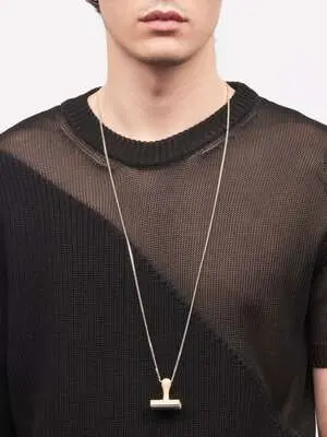 MAISON MARGIELA Stamp Pendant Necklace