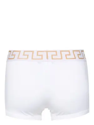 Versace Greca Border Boxers - White