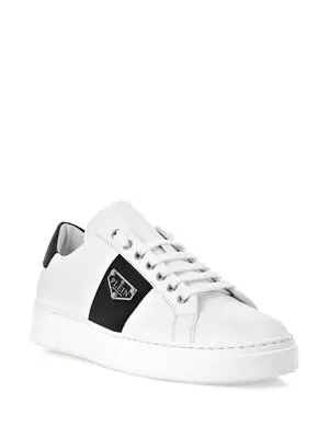 Philipp Plein Logo-plaque Leather Sneakers