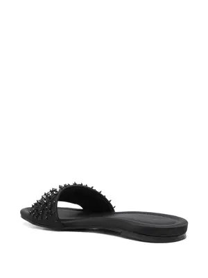 Fabiana Filippi Duchesse Bead-detailed Slides