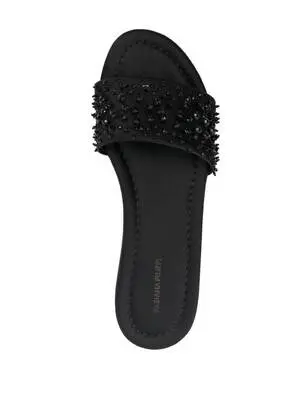 Fabiana Filippi Duchesse Bead-detailed Slides