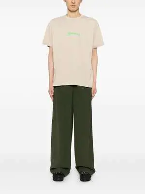 FLANEUR Signature Watercolor Cotton T-shirt - Neutrals