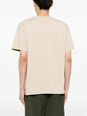 FLANEUR Signature Watercolor Cotton T-shirt - Neutrals