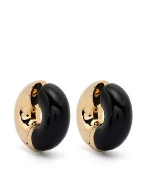 UNCOMMON MATTERS Status Two-tone Hoop Earrings