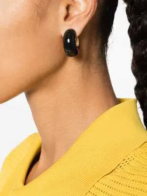 UNCOMMON MATTERS Status Two-tone Hoop Earrings