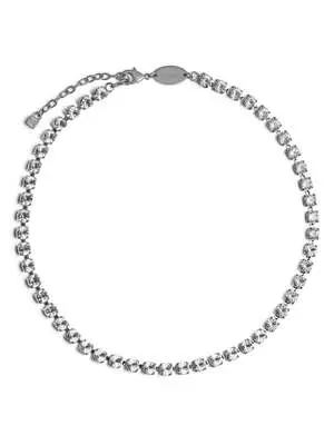 Dsquared2 Crystal Embellished Necklace - Silver