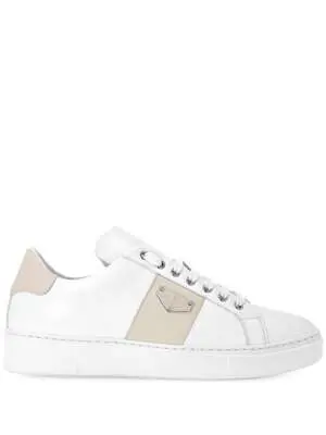 Philipp Plein Logo-plaque Leather Sneakers
