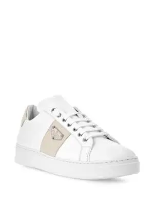 Philipp Plein Logo-plaque Leather Sneakers