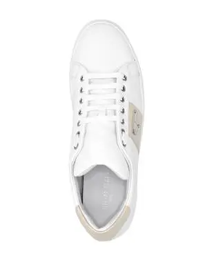 Philipp Plein Logo-plaque Leather Sneakers