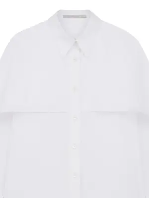 Stella McCartney Cape Organic Cotton Shirt - White