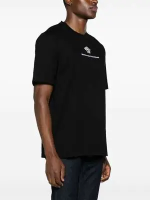 Versace Embroidered Cotton-jersey T-shirt