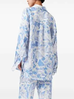 Stella McCartney Graphic Print Silk Shirt