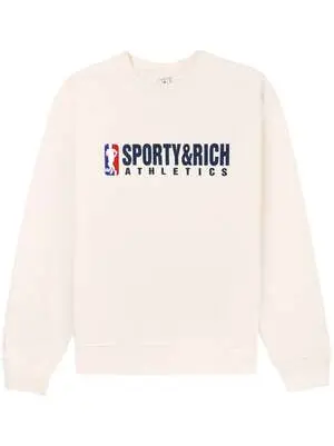 Women's White Crew Neck Sweatshirts Hoodies