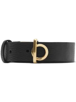 Burberry Rocking Horse Leather Belt - Black
