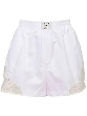 Fleur Du Mal Floral Shorts For Women