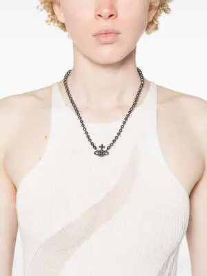 VIVIENNE WESTWOOD Olympia Orb-charm Pearl Necklace