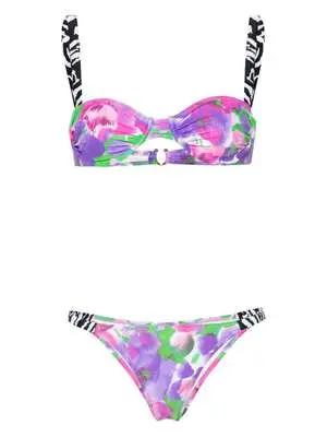 Remain Birger Christensen Floral And Zebra Print Bikini