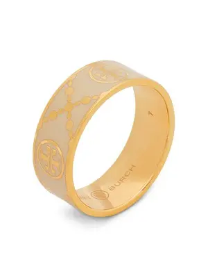 Tory Burch Double T Enamel Ring