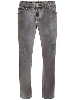 Philipp Plein Faded Bottoms For Men