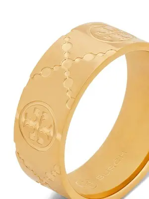 Tory Burch Double T Polished-finish Ring