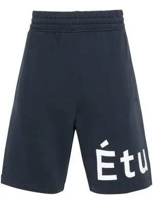 Études Studio Tempera Logo-print Shorts - Blue