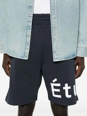 Études Studio Tempera Logo-print Shorts - Blue