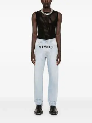 VTMNTS Logo-embroidered Jeans