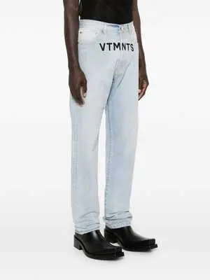 VTMNTS Logo-embroidered Jeans