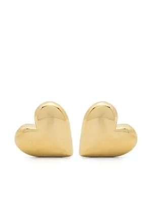 Federica Tosi Heart Clip-on Earrings - Gold