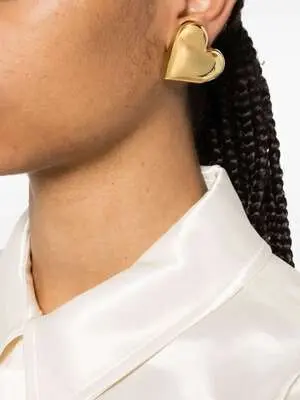 Federica Tosi Heart Clip-on Earrings - Gold