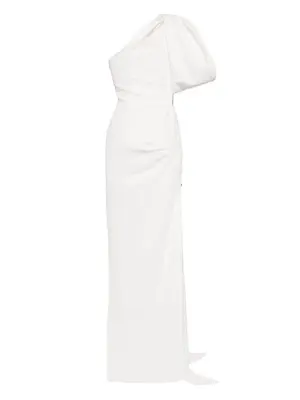 Maticevski One-shoulder Maxi Dress - White