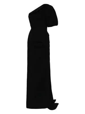 Maticevski One-shoulder Maxi Dress - Black