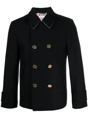 Thom Browne Double-breasted Pea Coat