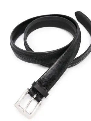 ORTIGNI Laser-cut Leather Belt