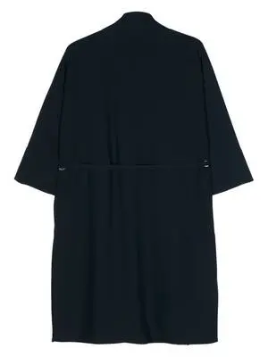 DRHOPE Crepe Belted Coat
