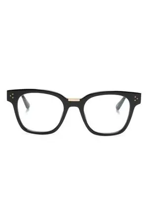 Linda Farrow Sanchez Wayfarer Glasses - Black