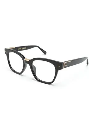 Linda Farrow Sanchez Wayfarer Glasses