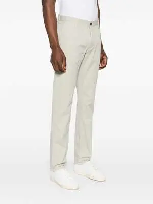 Incotex Mid-rise Tapered Trousers - Green