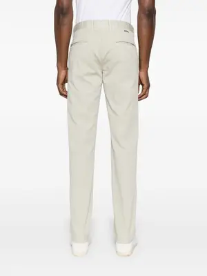 Incotex Mid-rise Tapered Trousers - Green