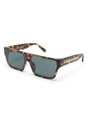 Linda Farrow Brady Geometric Sunglasses