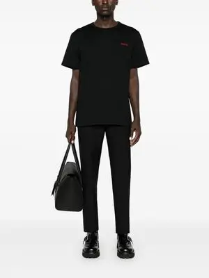 Alexander McQueen Pressed-crease Tailored Trousers